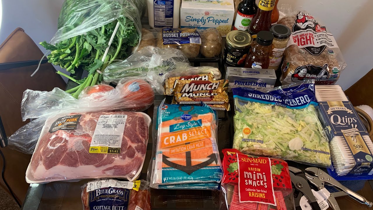 SMALL KROGER/WALMART HAUL #groceryhaul #food #deals - YouTube