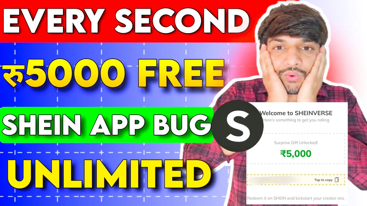 😱5000 Free Shopping || SHEIN ALL BUG || NEW EARNING APP TODAY ...
