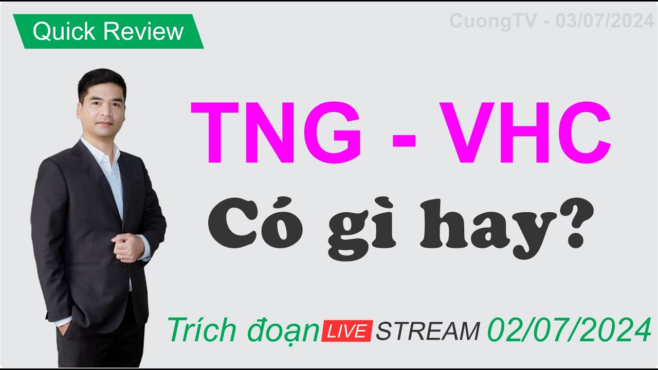 Trích đoạn CuongTV Nhận định ngày 02.07.2024 - TNG VHC - YouTube