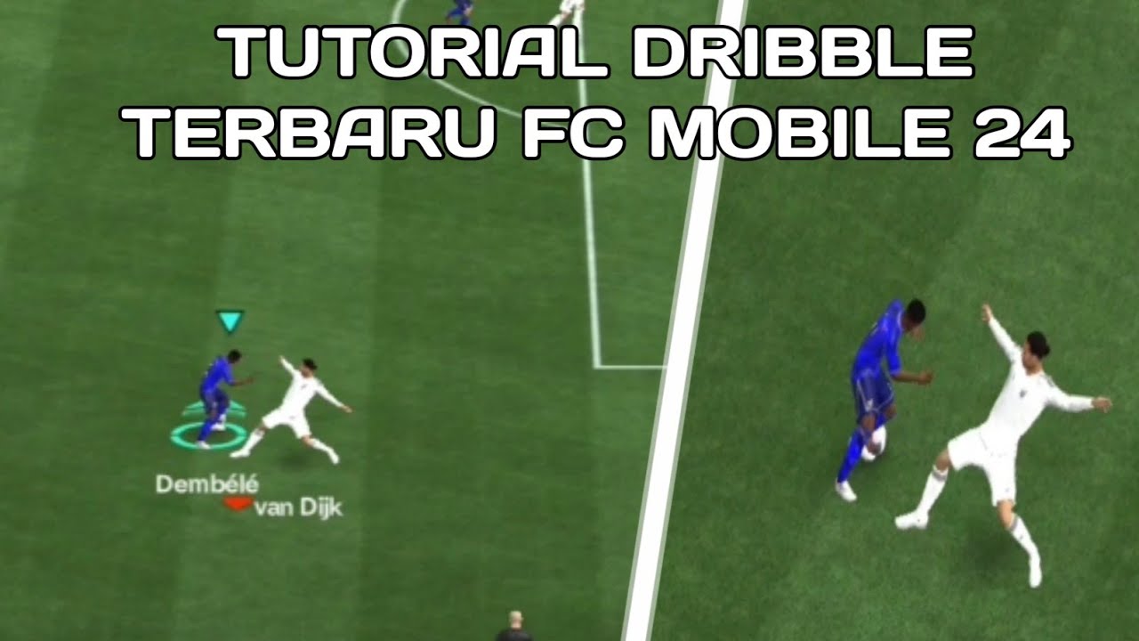 TUTORIAL DRIBBLE TERBARU FC MOBILE 24 | TUTORIAL DRIBBLE DOUBLE TAP FC MOBILE 24 - YouTube