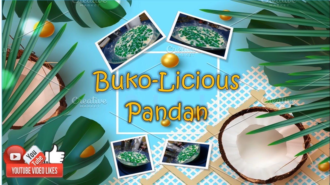 BUKO PANDAN | Quick and Easy Buko Pandan Recipe I Lev and Ryz - YouTube