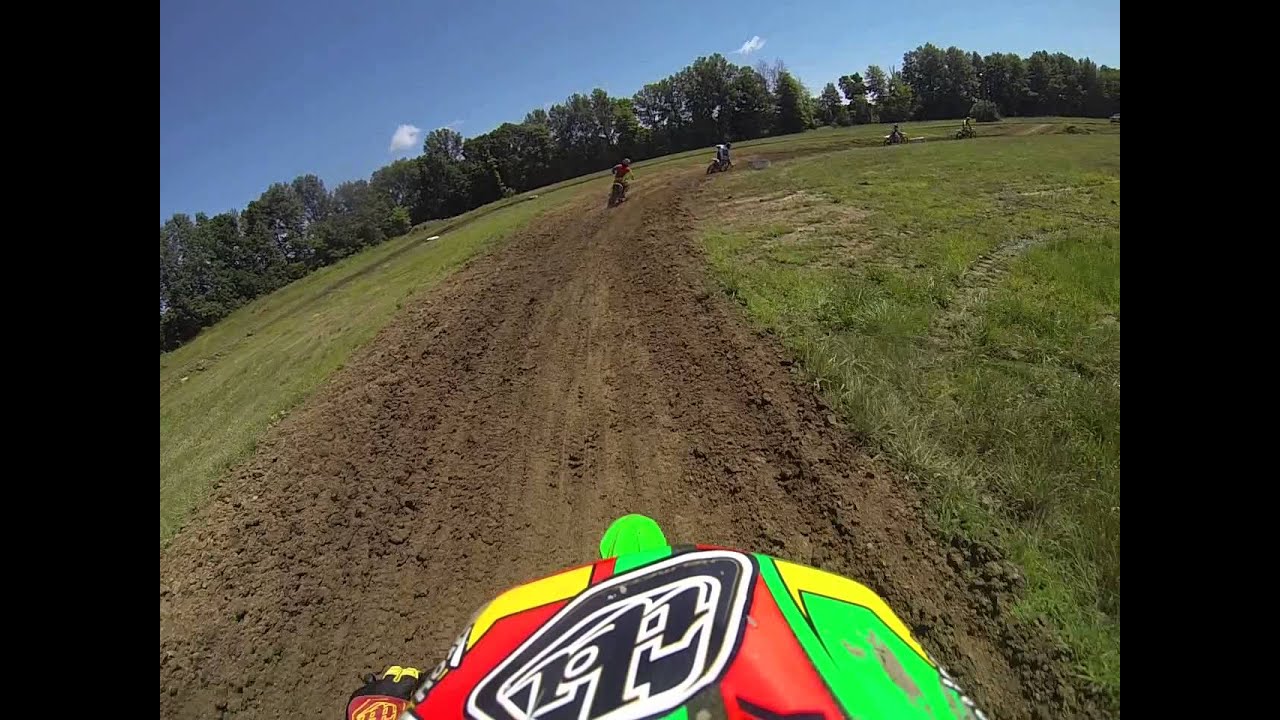 Dirt Country MX (Southern Ohio Mx Series) 6/29/15 [Open B Moto 1] - YouTube