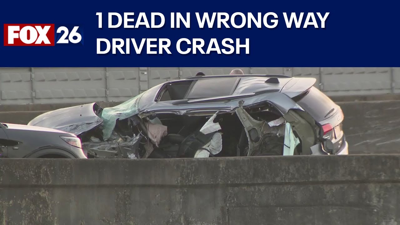 Wrong-Way Driver Crash on I-45 North Leaves One Dead - YouTube
