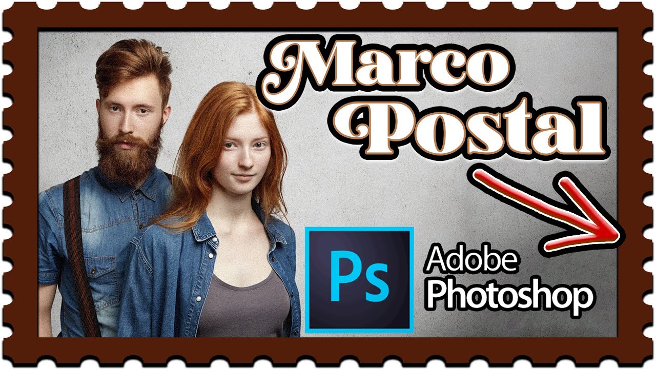 Añadir Marco Postal o Estampilla en Photoshop (2024) - YouTube