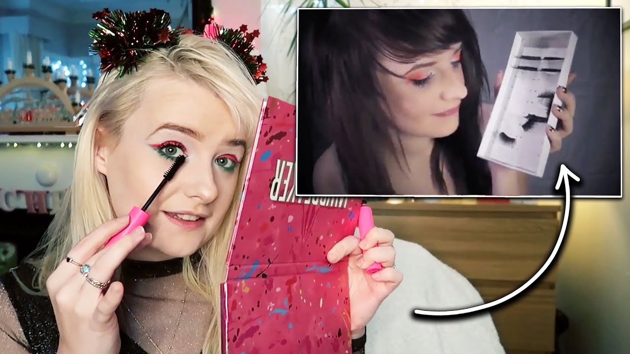 Following My Own 8 YEAR OLD Makeup Tutorial 😯 (VLOGMAS 5) - YouTube