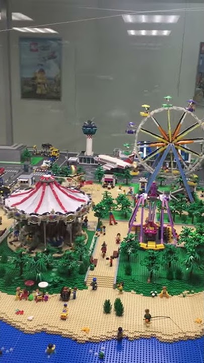 LEGO (Лего) карусель, чертово колесо - YouTube