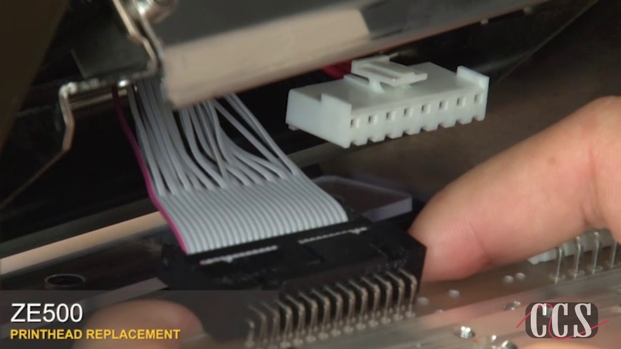 Zebra Printhead Replacement - YouTube