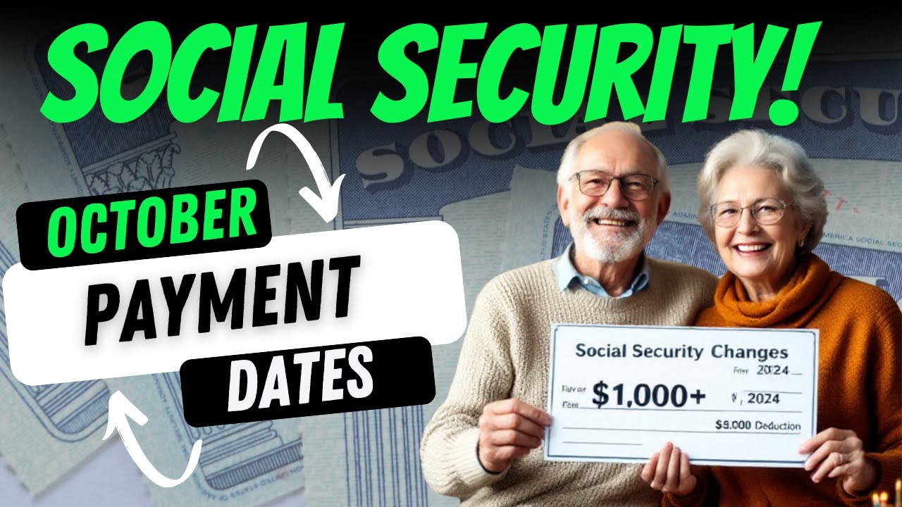 Social Security October 2025: New Payment Dates, Double SSI & Big ...