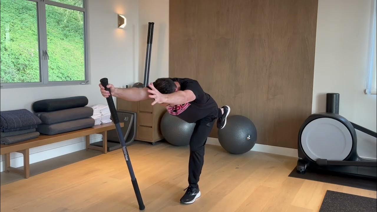 Supported Single Leg Deadlift (SLDL ) with Unilateral Reach - YouTube