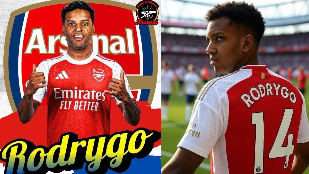 RODRYGO UNVIELED AS ARSENAL’S NEW SUPERSTAR! 🔴 JERSEY NUMBER REVEALED ...
