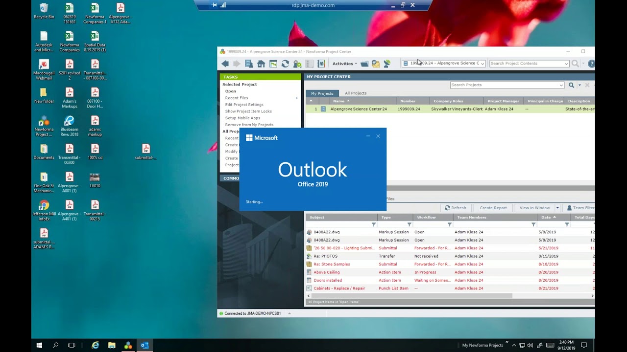 LBA-Basics of Newforma Project Center - YouTube