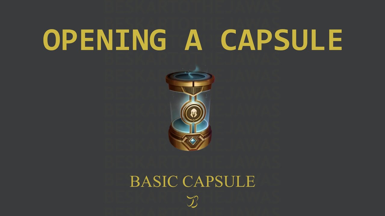 OPENING A BASIC CHAMPION CAPSULE - YouTube