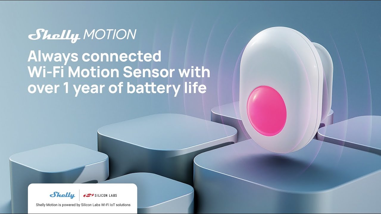 SHELLY MOTION SENSOR - YouTube