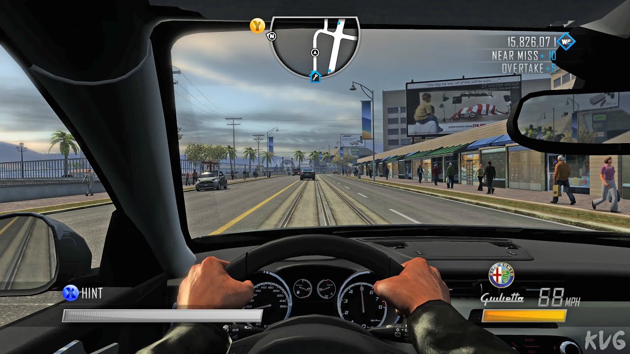 Driver San Francisco - Alfa Romeo Giulietta - Cockpit View Gameplay (PC ...