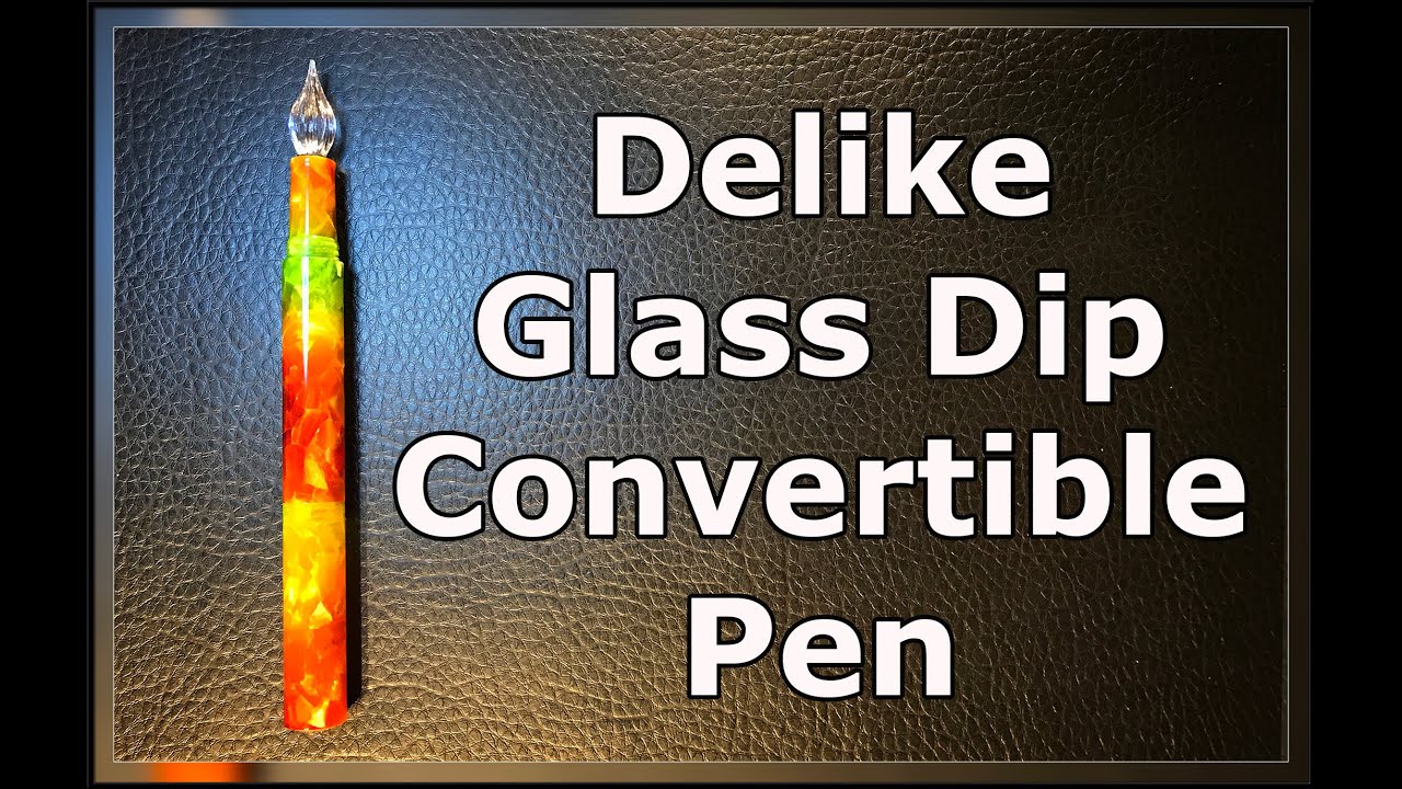 Delike Convertible Glass Dip Fountain Pen Unboxing and Review - YouTube