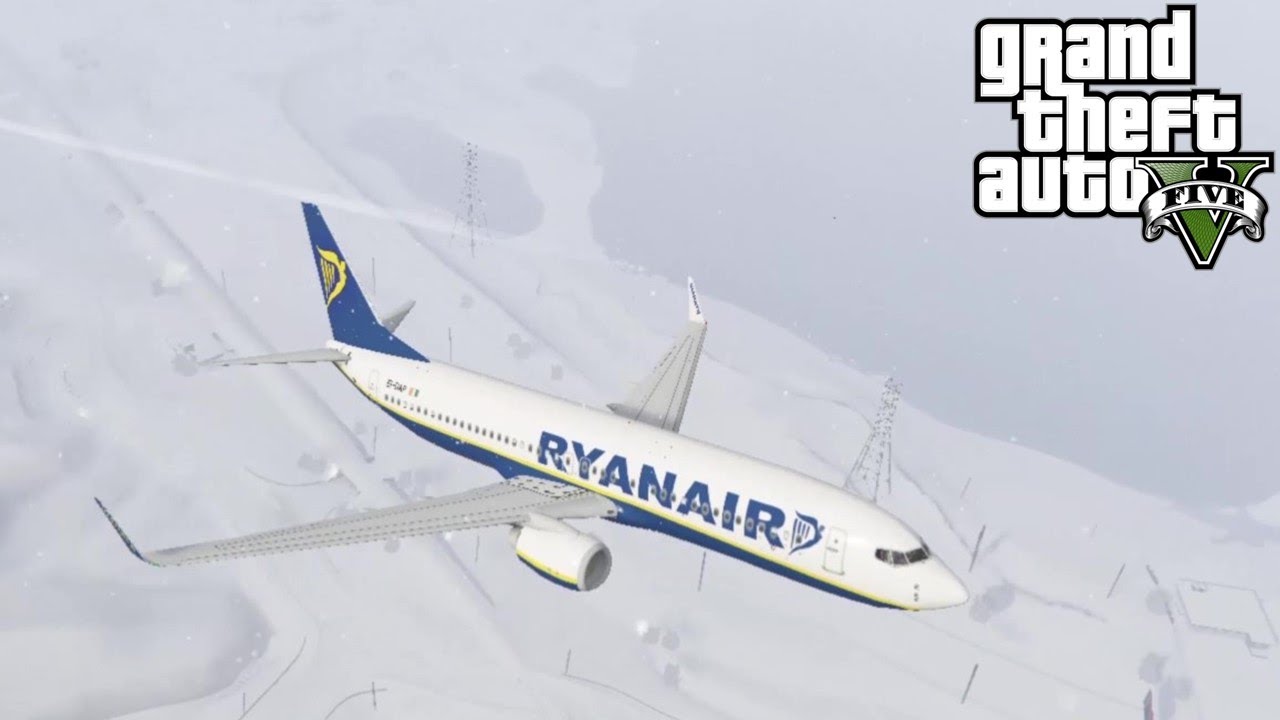 GTA 5 - Boeing 737-800 Mod Review - YouTube