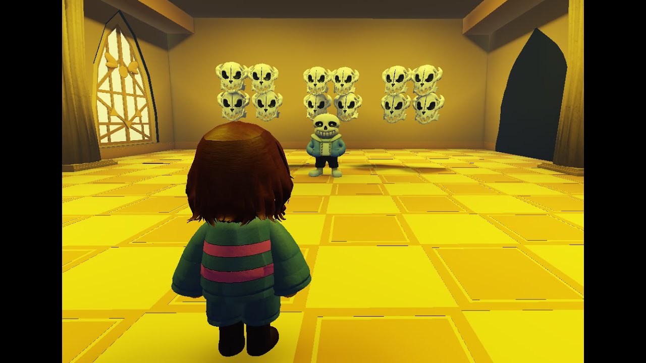 The Best Sans Vs Chara Game on Roblox? - YouTube