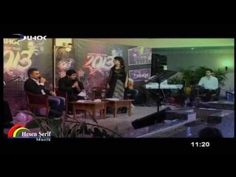 Hesen Şerif û Melek Rojhat Ahenga Ser Sala 2013 Duhok Tv - Weryadê - Qomrîkê - HD