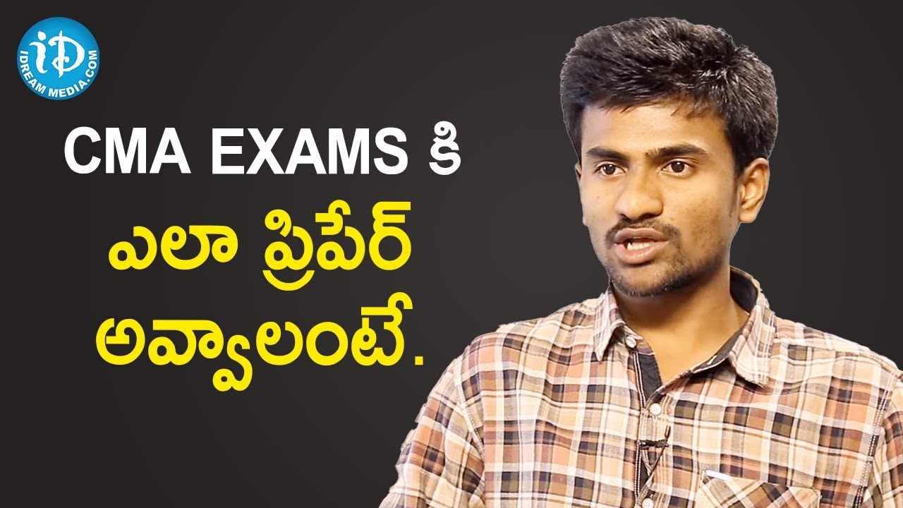 How To Prepare for CMA Exams - Guru Baskar Reddy Desireddy | Dil Se ...
