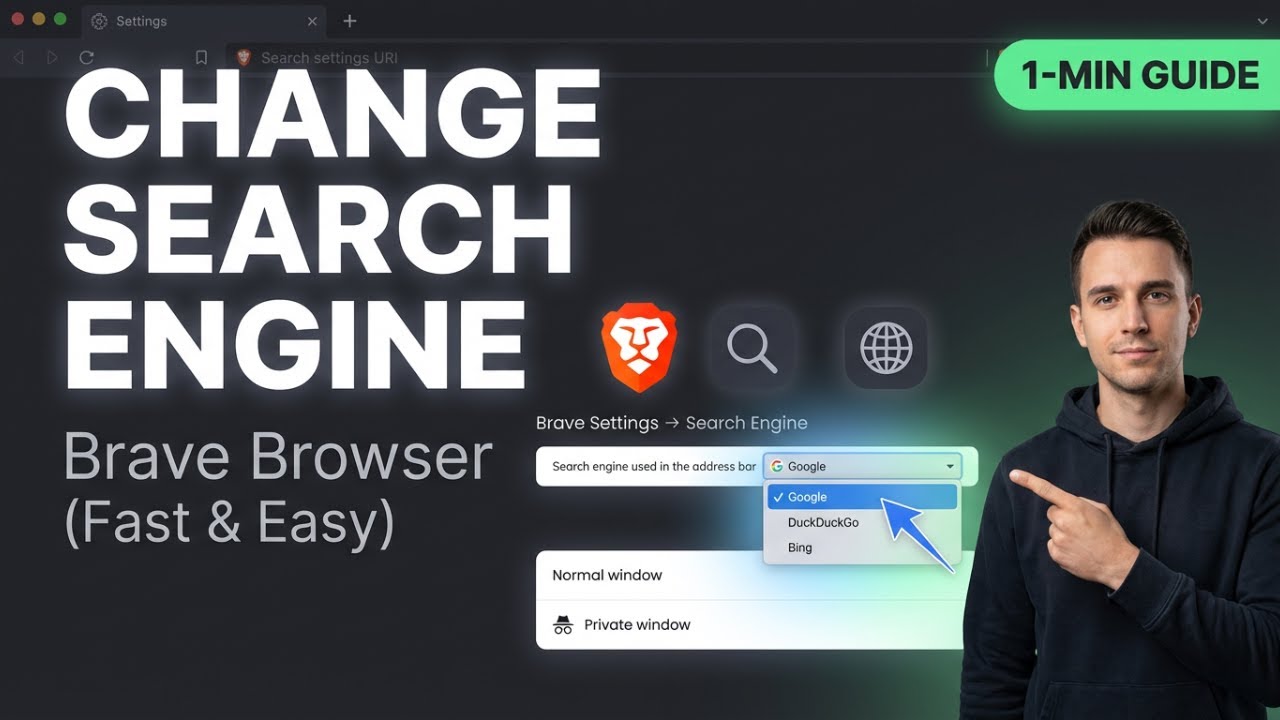 How to Change Search Engine in Brave Browser (Quick & Easy Step-by-Step ...