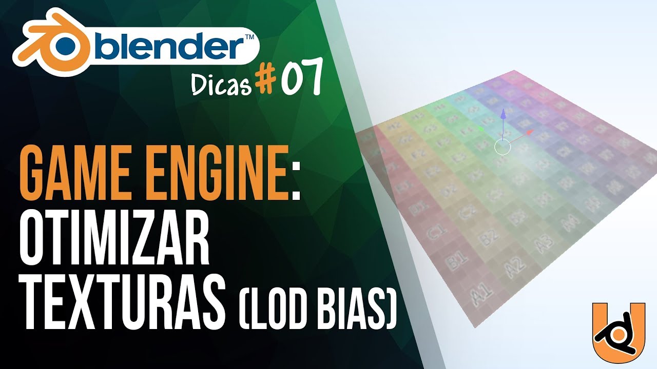 Otimizar texturas com LOD BIAS | Tutorial Blender Game Engine - YouTube