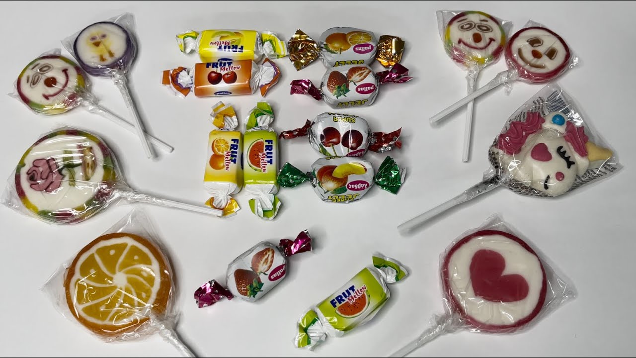 Satisfying Video I Unpacking Candies I Unpacking Sweet Lollipops I ASMR ...