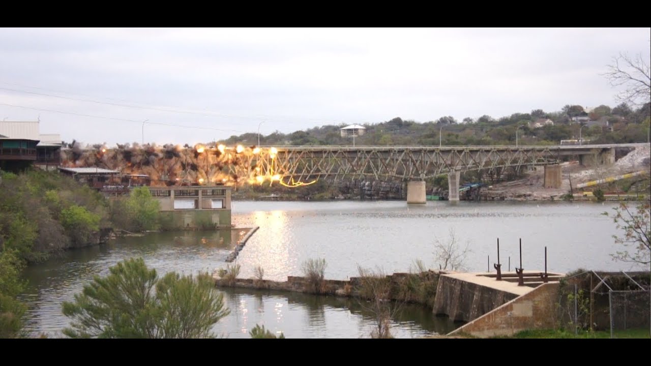 Marble Falls Bridge Implosion - YouTube