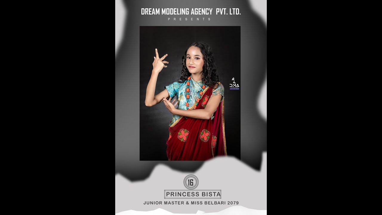 CONTESTANT 16 PRINCESS BISTA \ Jr. Master Miss Belbari 2079 \ Dream ...