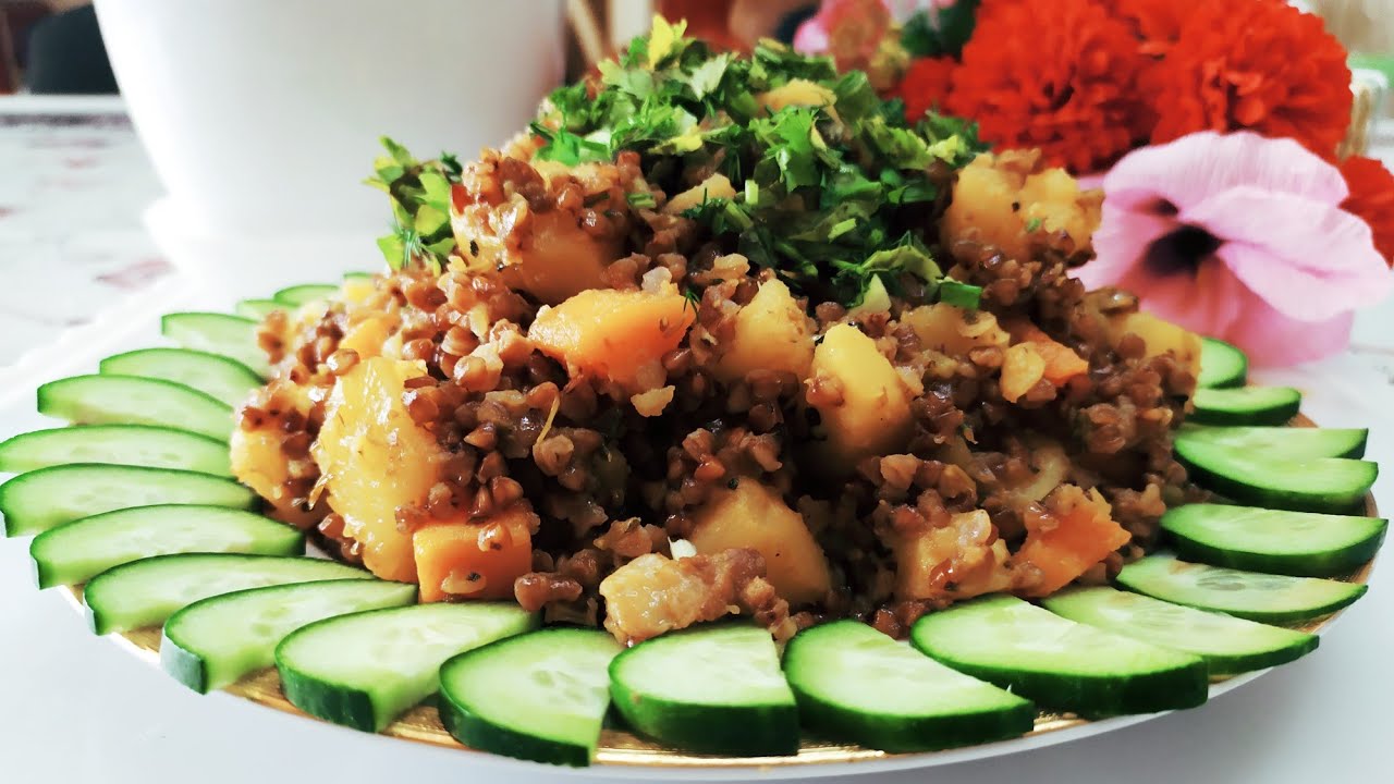 GRECHKADAN KECHKI OVQAT/Плов Из Гречка/Каша Гречневая/Food Buckwheat ...