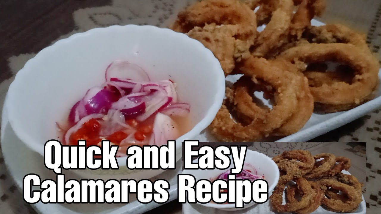Easy and Quick Calamares Recipe - YouTube