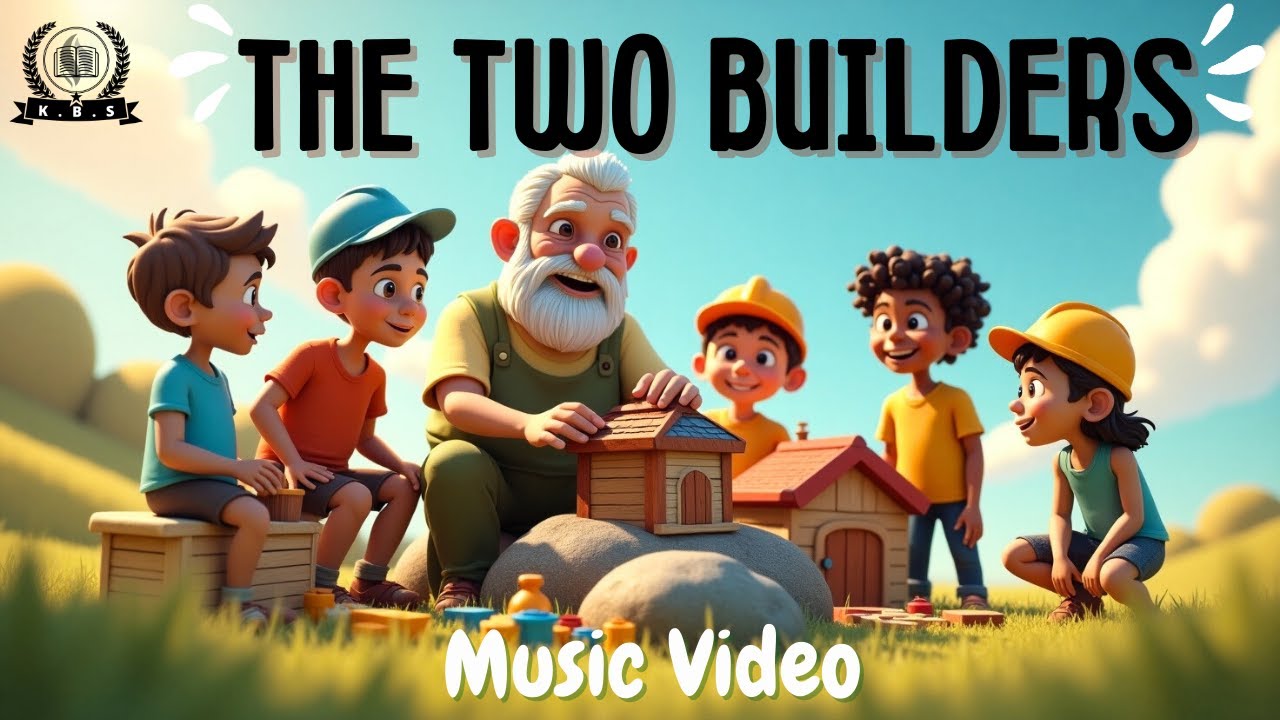 The Two Builders: Children's Animated fun song | 4k Animated - YouTube