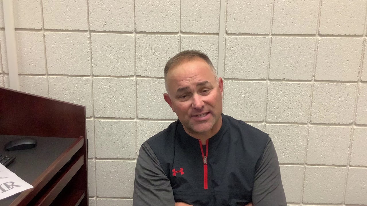 Dane Damron Post Game Following Lenoir-Rhyne - YouTube