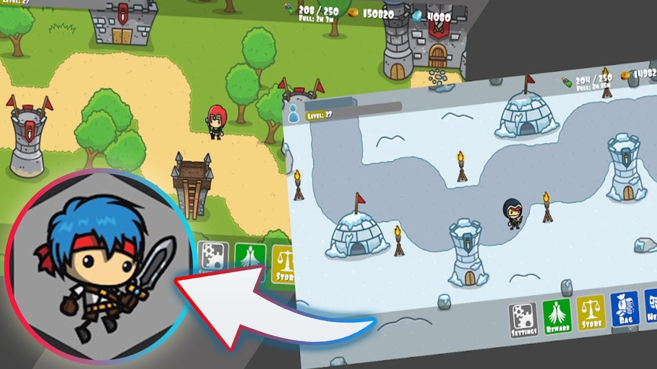 Jogo de Rpg Para Celular Spawnders - Tiny Hero Adventure Android Gameplay - YouTube