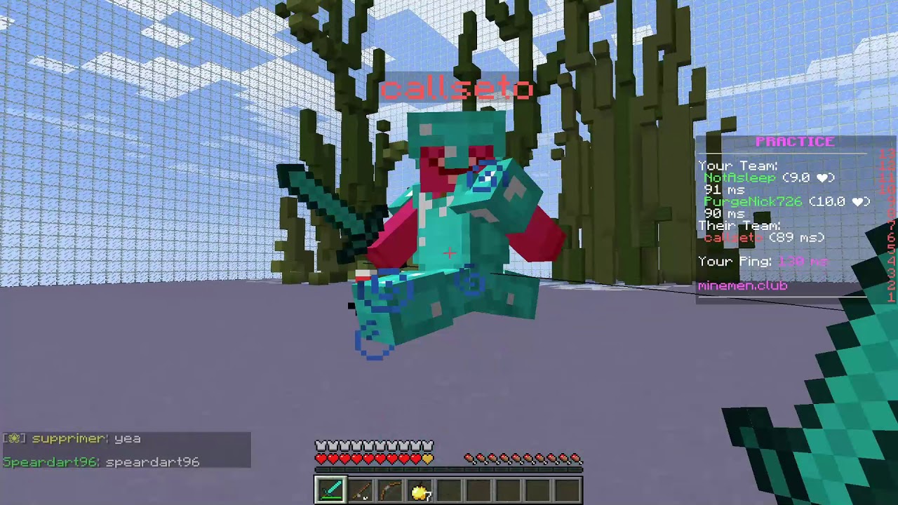 Playing Minecraft (Mineman PVP/SUMO) - YouTube