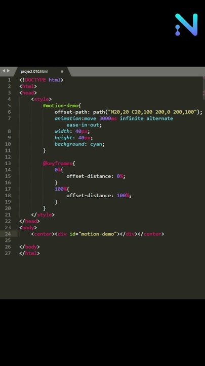 Beautiful Css And Html Style Moving Style Css Html Coding Part 010 Youtube
