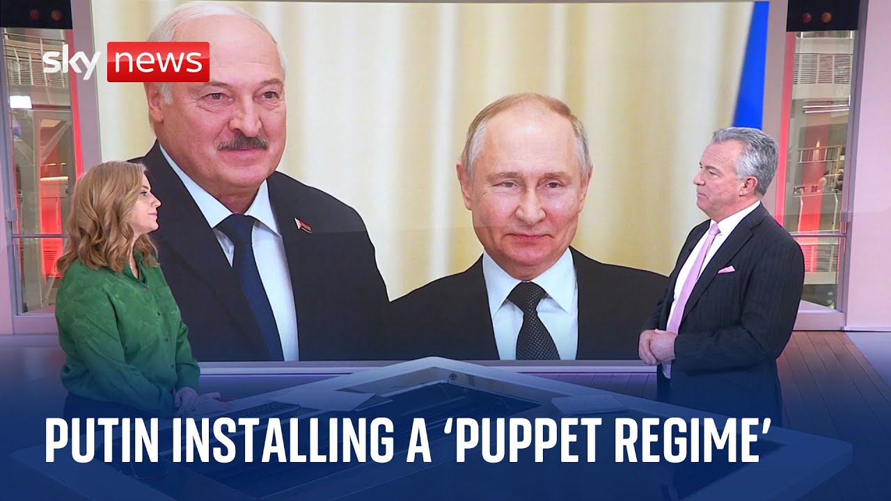 Ukraine War: Putin installing a 'puppet regime' in Belarus - YouTube