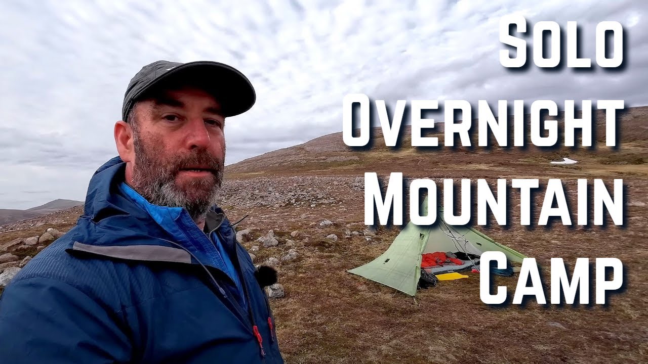 24 Hours Wild Camping: Solo Overnight Mountain Camp | MLD Duomid Tent ...