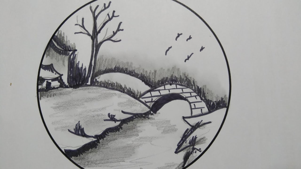 DIY - How to Easily pencil drawing Art| @Amyrah Arts and Crafts - YouTube