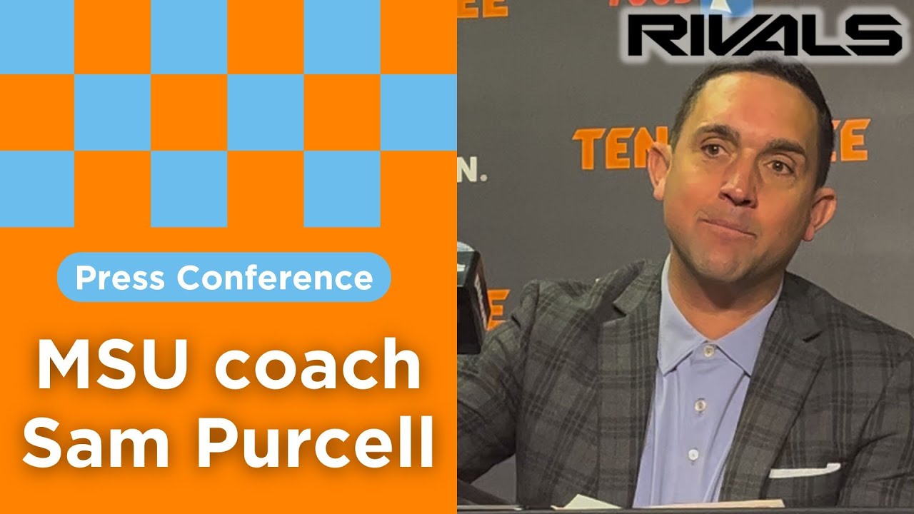 Mississippi State coach Sam Purcell reacts to loss to Lady Vols - YouTube