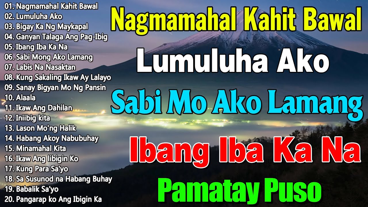 LUMANG KANTA MEDLEY 💓 Tagalog Love Songs 60s–90s OPM Lumang Tugtugin ...