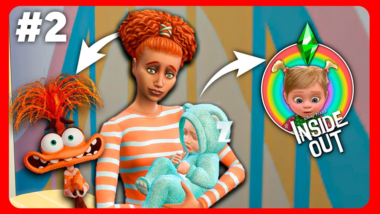 RETO EMOCIONES SIMS 4 🌈 | Serie EMOCIONES INSIDE OUT 2 #2 - YouTube
