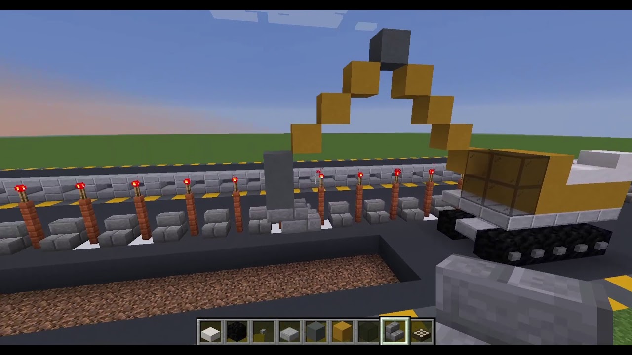 how to make a Excavator in Minecraft - YouTube
