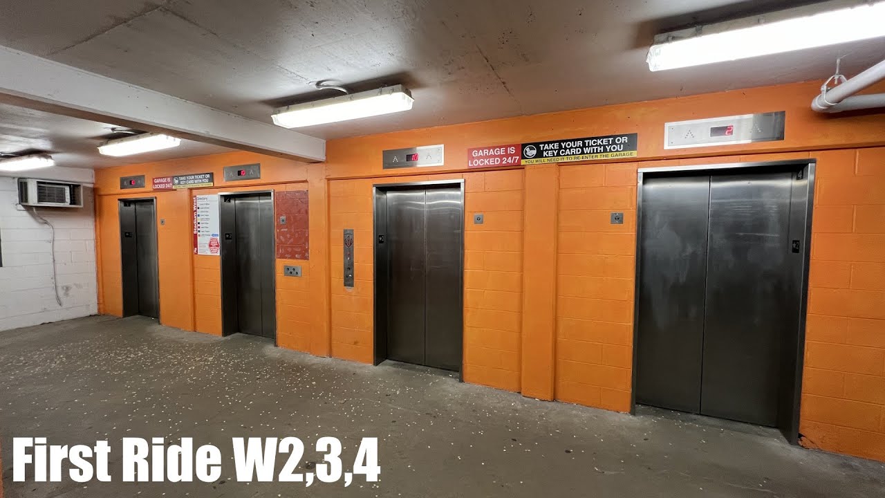 First Ride on Stadium West Elevators 2, 3 and 4 - YouTube