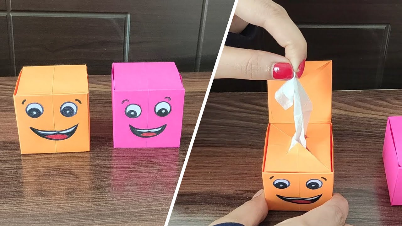 Very Useful Mini Tissue Paper Box Origami DIY How To Make Mini Tissue very-useful-mini-tissue-paper-box-origami-diy-how-to-make-mini-tissue