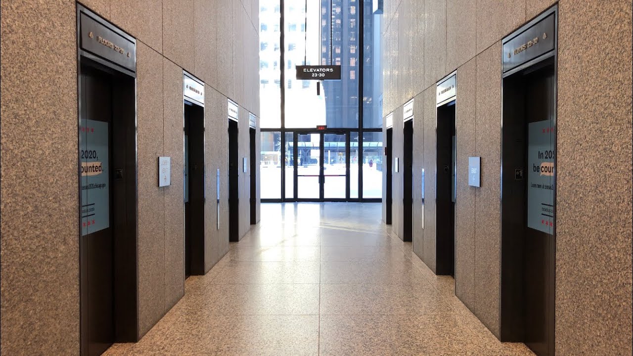 (Retake) Amazing Westinghouse High Rise Elevators @ Richard J Daley ...