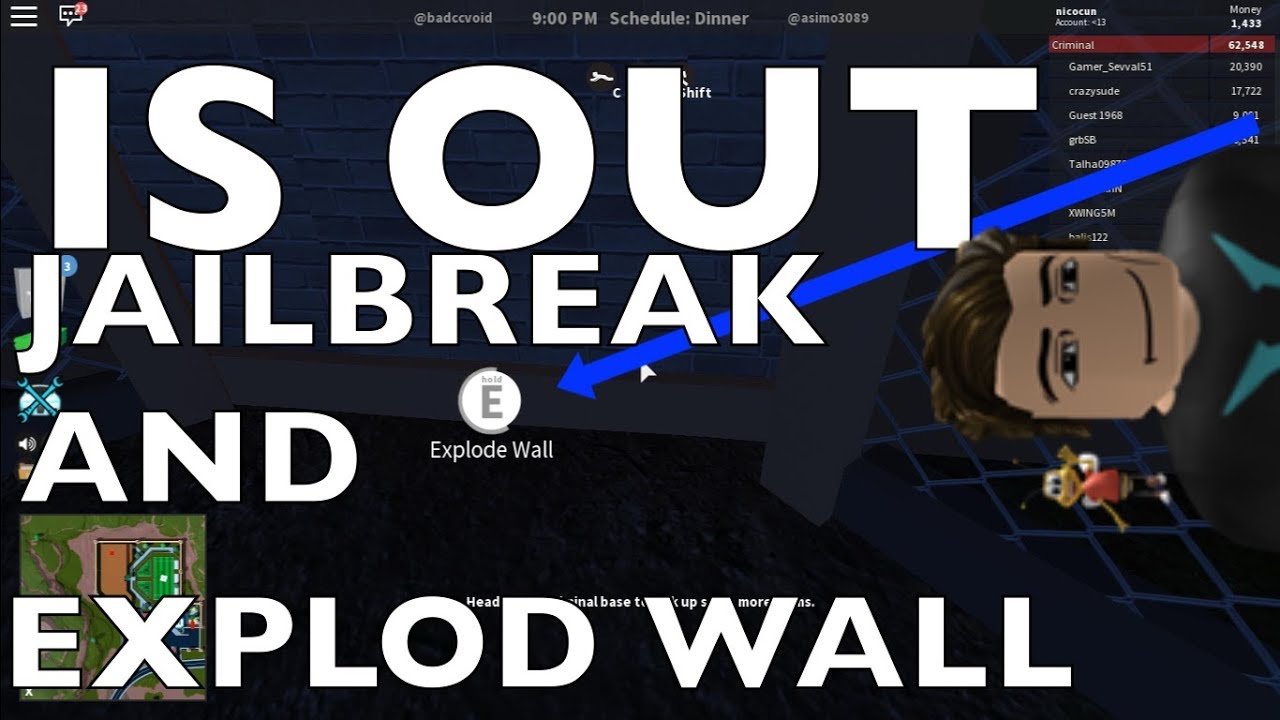 JAILBREAK REALSE AND EXPLOD WALL - YouTube