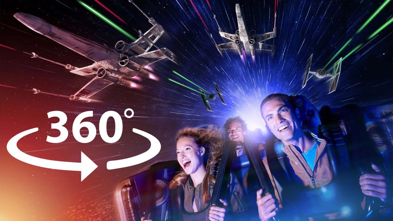 360 VR Starwars Roller Coaster | 360 Virtual Reality Star Wars Ride ...