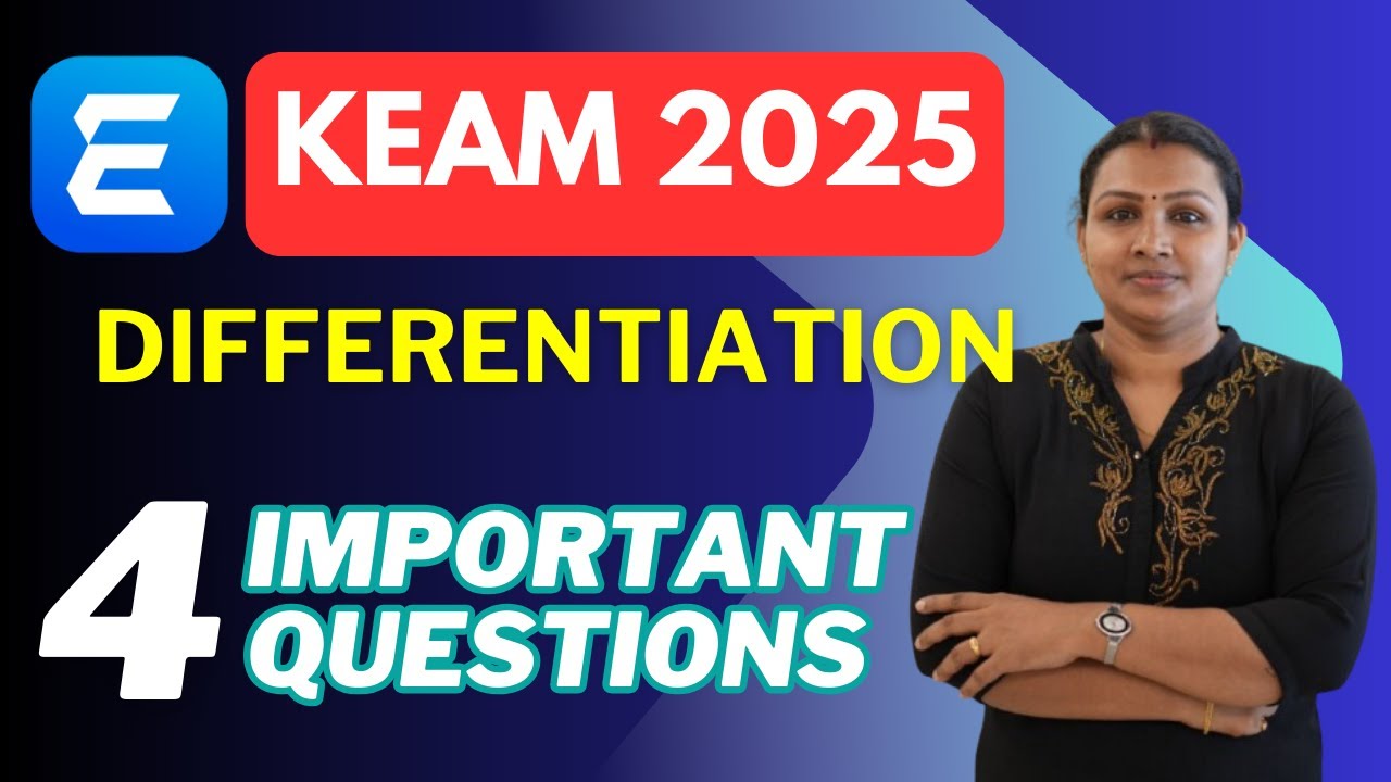KEAM 2025: MOST IMPORTANT QUESTIONS FROM PREVIOUS YEAR | MATHEMATICS ...