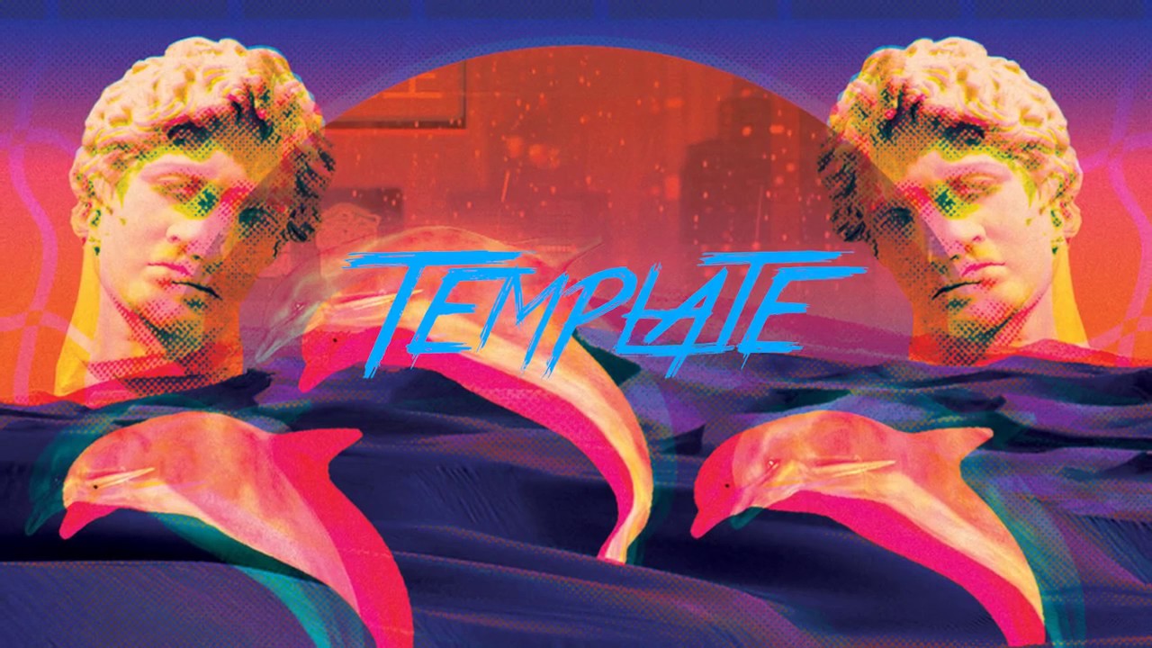 FREE Clean VAPORWAVE Blender Template - YouTube