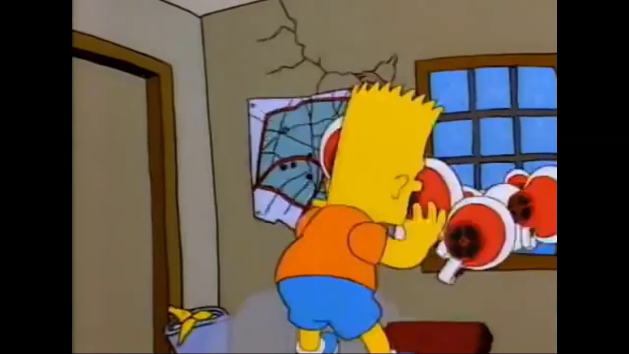 The Simpsons - Bart's Megaphone Testing Angriel edition - YouTube